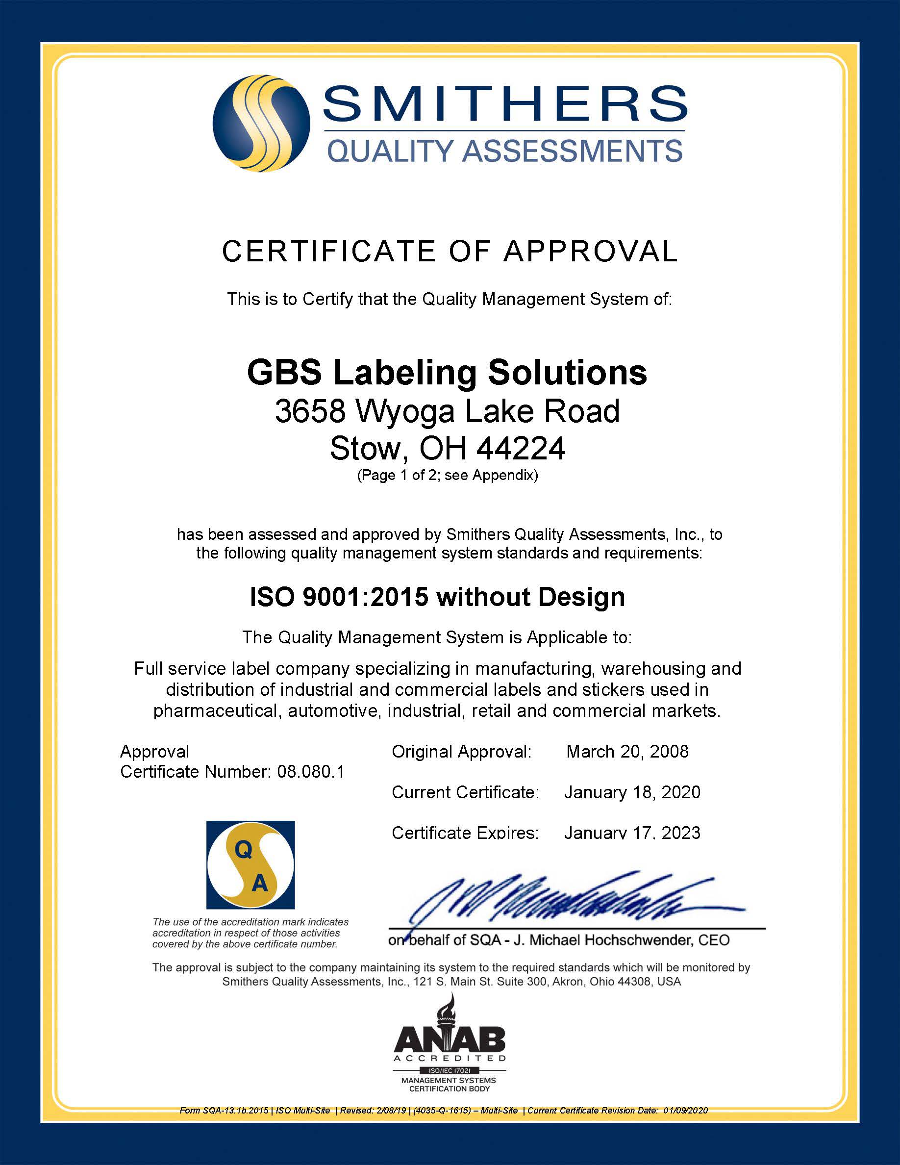 Custom Personalized Labels | GBS Corp | Labeling Solutions